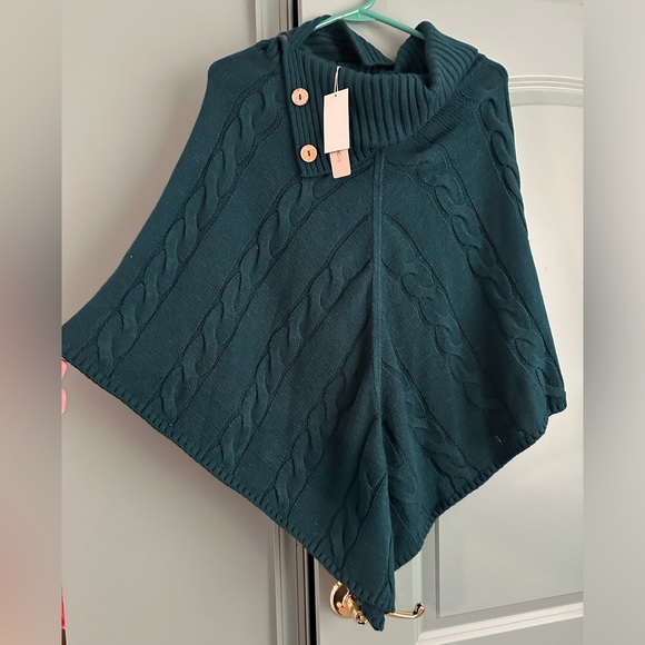 Charlie Paige | Jackets & Coats | New Nwt Cape Poncho One Size Must Be ...